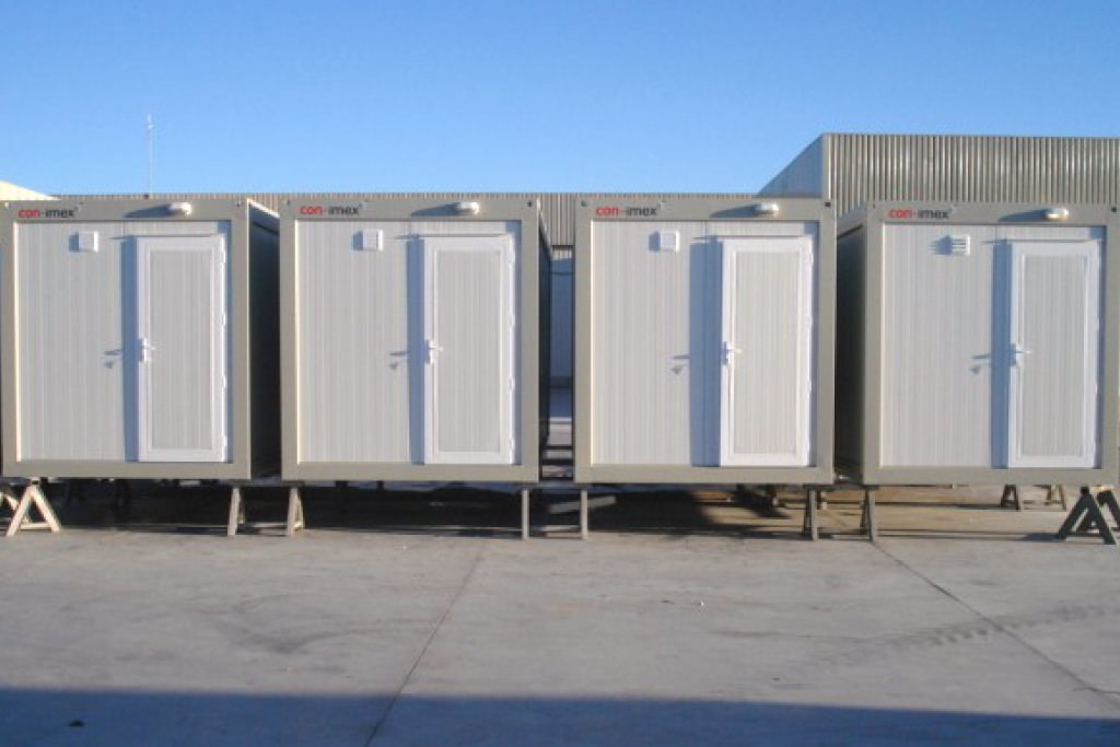 Con-imex Living Containers. FLATPACKED MODULAR DEMOUNTABLE CONTAINERS